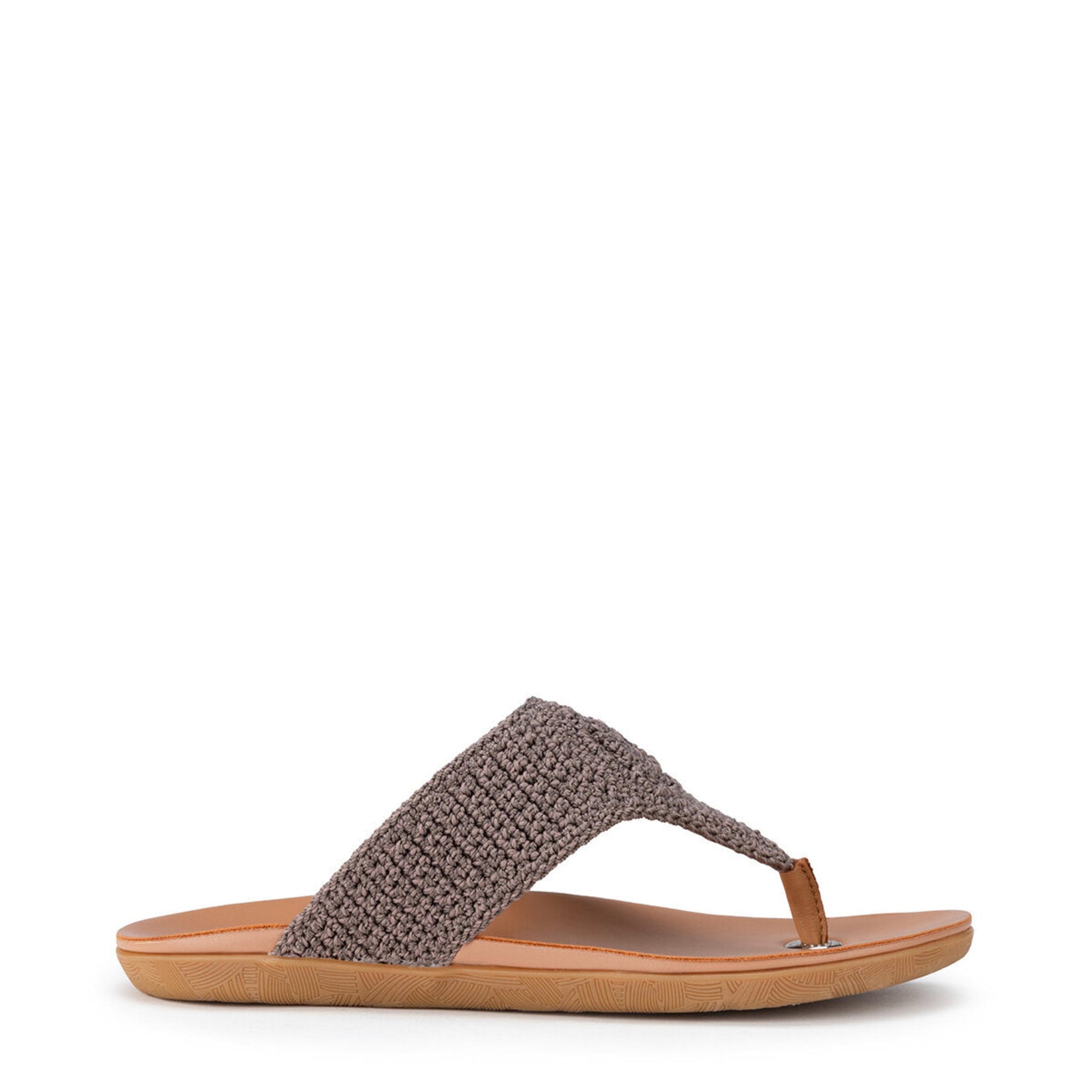 Shana Sandal in Mushroom Crochet – The Sak