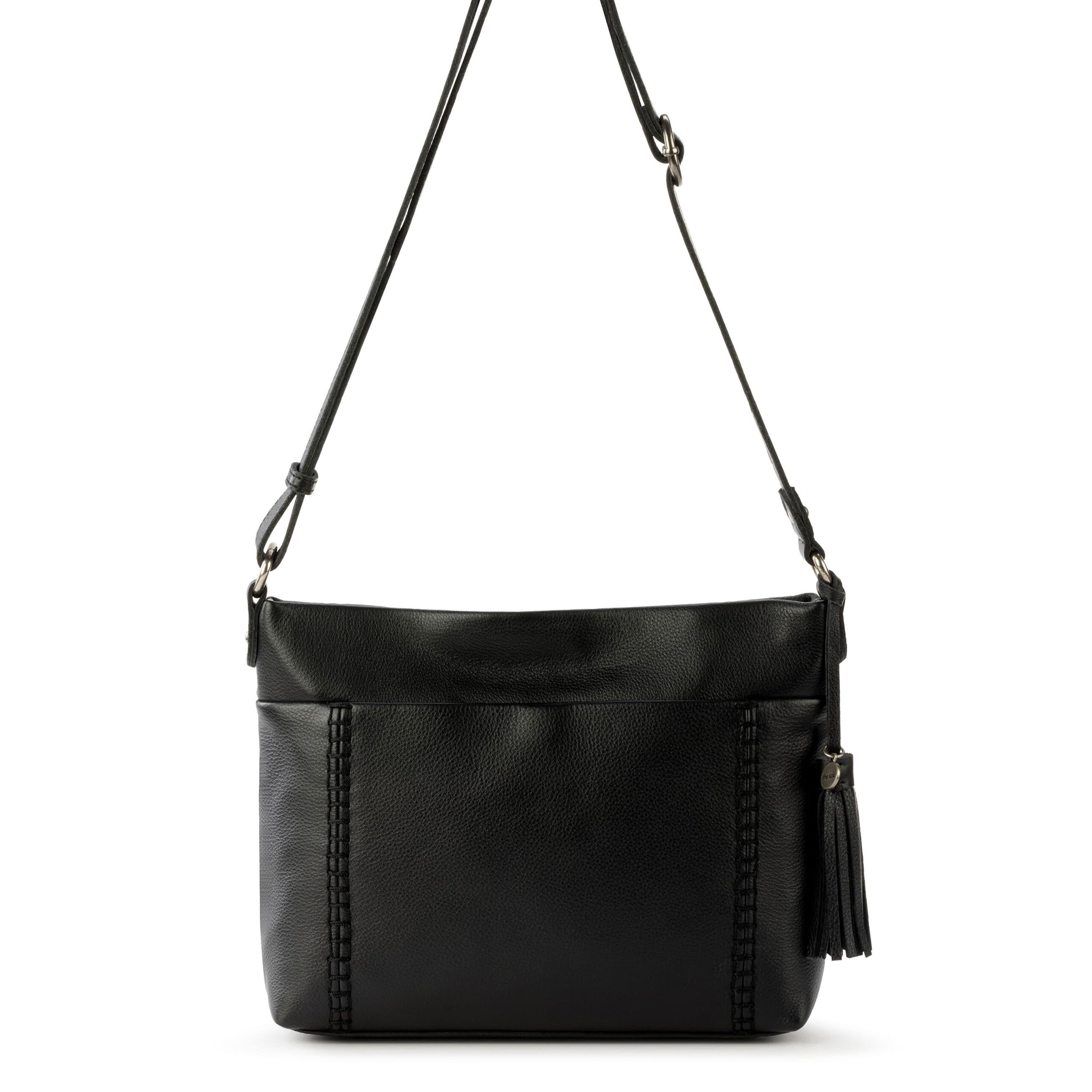 Melrose Crossbody Bag in Black Leather – The Sak