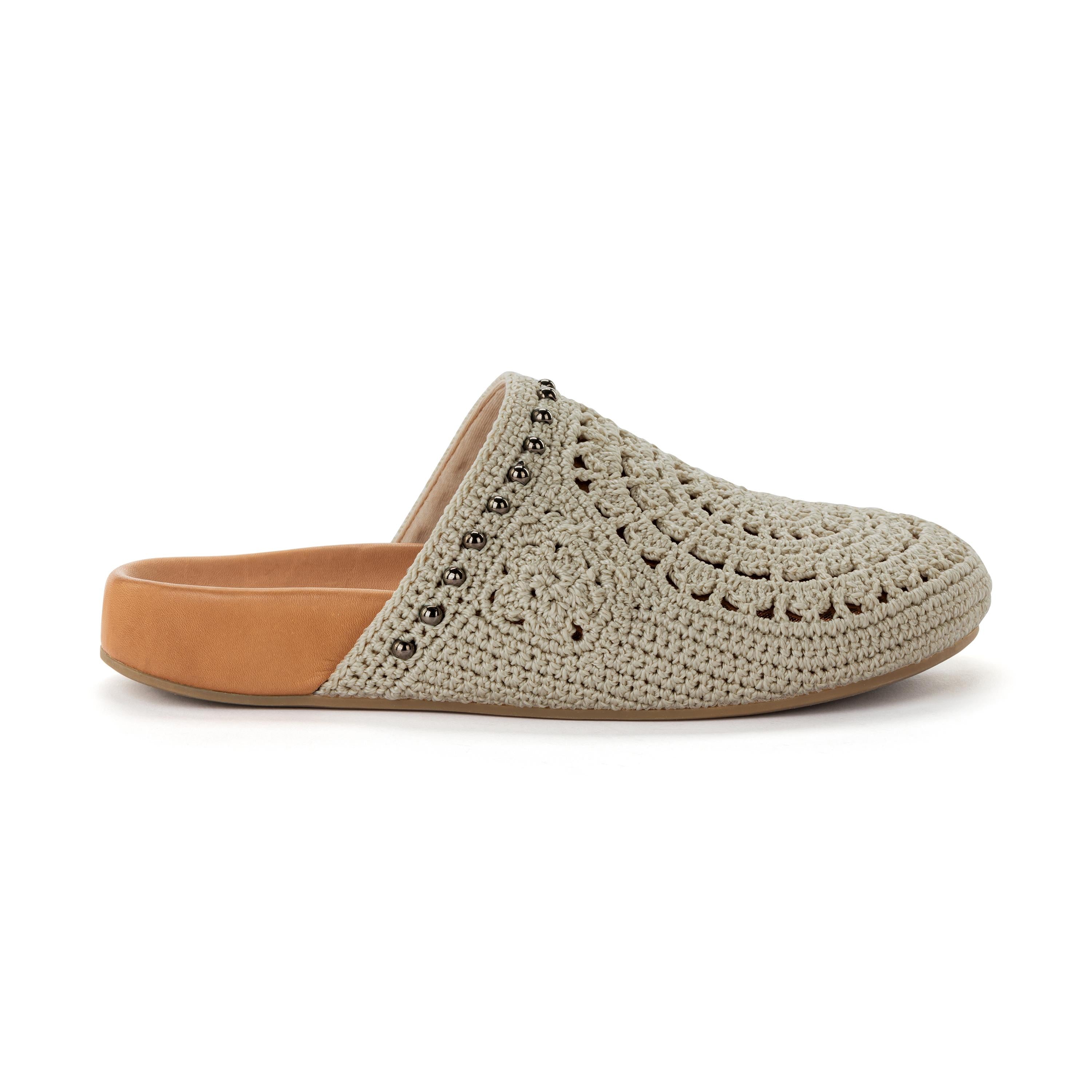 Bolinas Clog | Comfortable Crochet Clog Shoes, Women's Leather Clogs ...