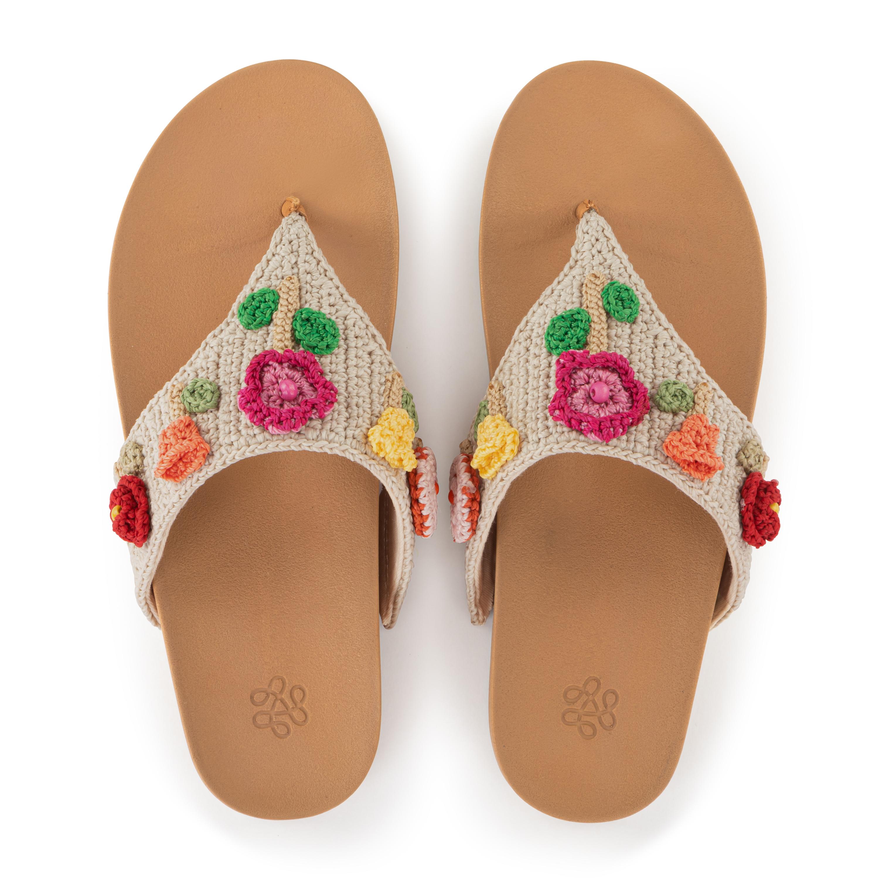Everly Sandal | Handmade Crochet Sandals, Stylish Leather Footwear ...
