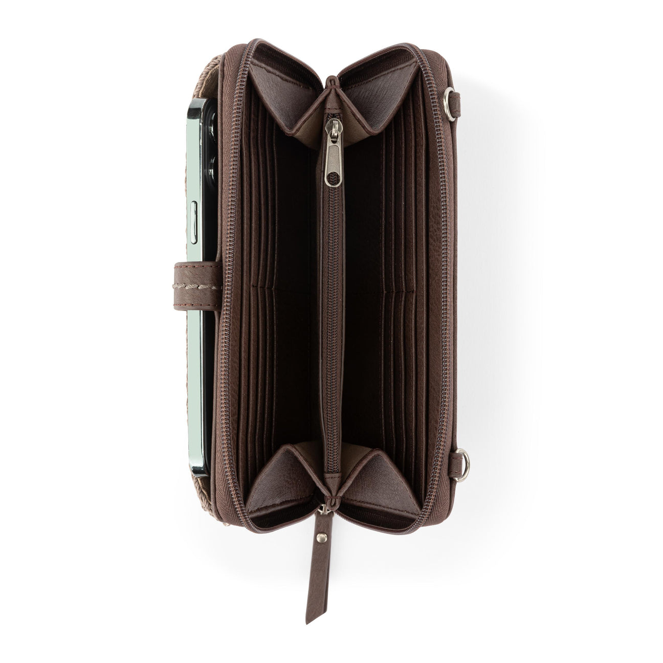 Iris Smartphone Wallet | Crochet & Leather Stylish Phone Wallets – The Sak