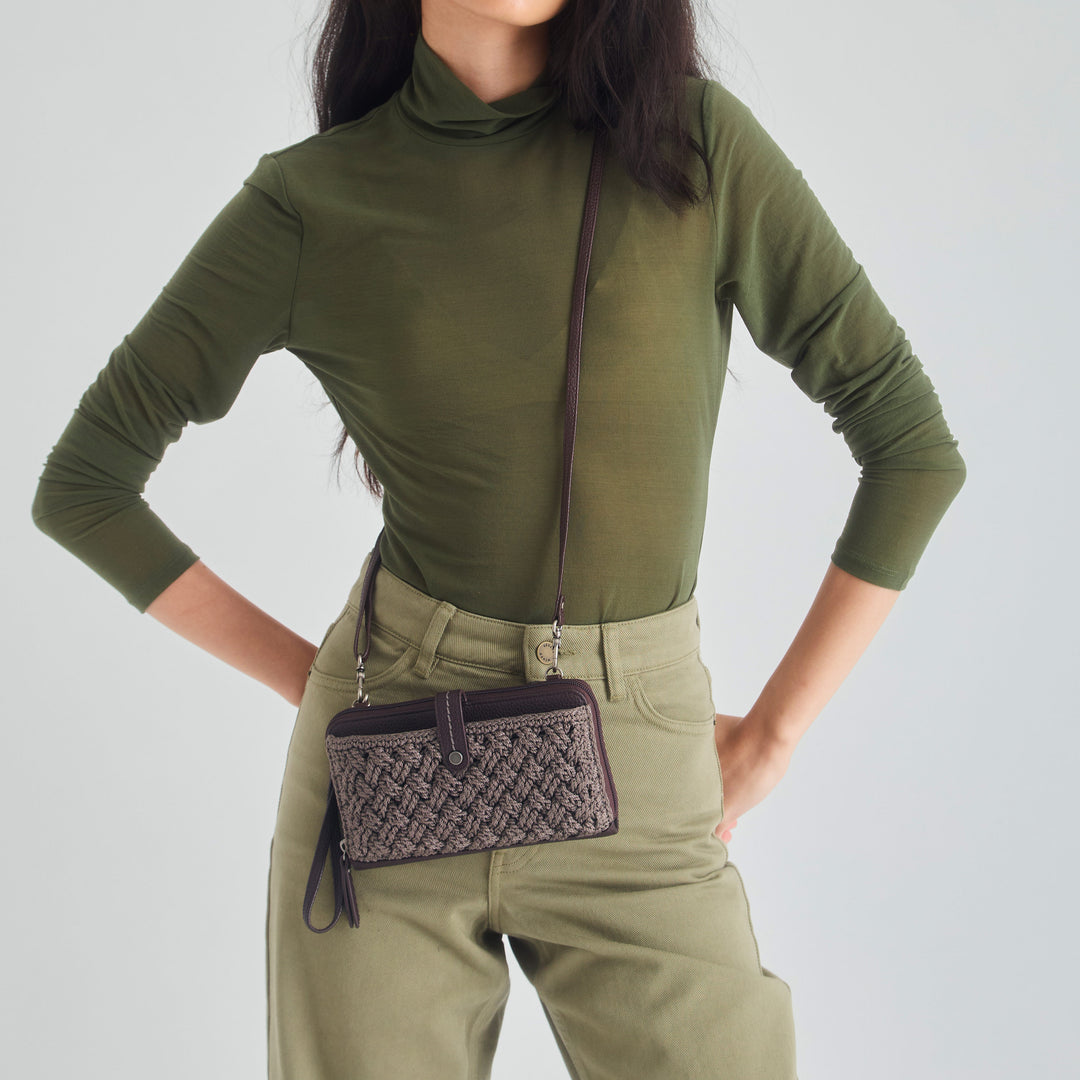 Iris Smartphone Wallet | Crochet & Leather Stylish Phone Wallets – The Sak